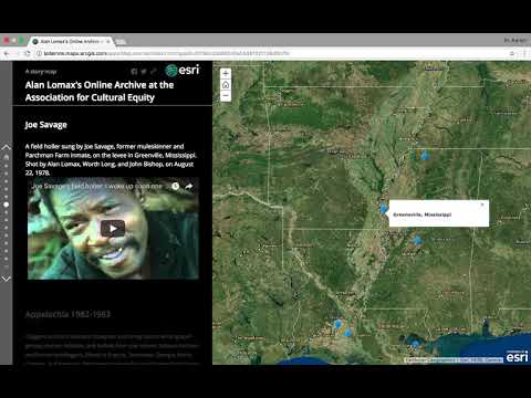 Online Interactive Story Map Tool