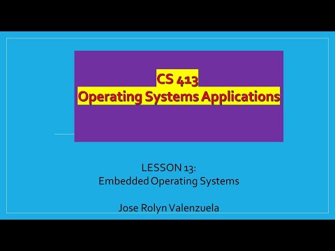 Embedded Operating Systems
