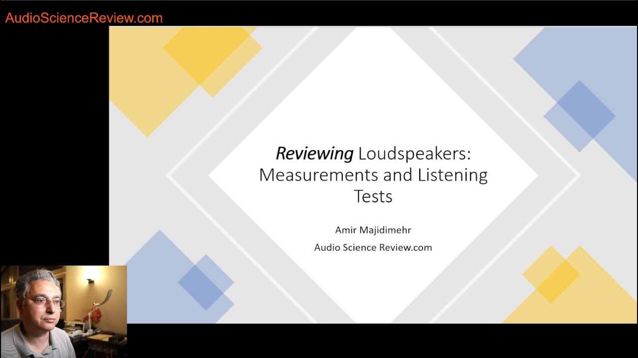 Reviewing Speakers - Measurements and Listening Tests