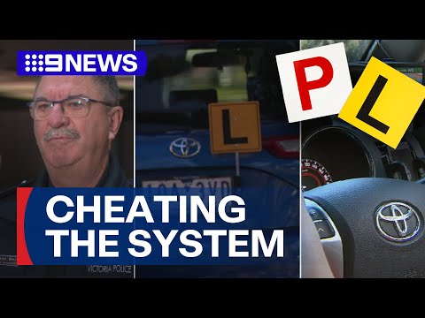 Victorian teenagers cheating the system to get driver's licence early | 9 News Australia