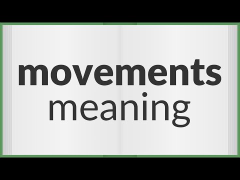 Movements | meaning of Movements
