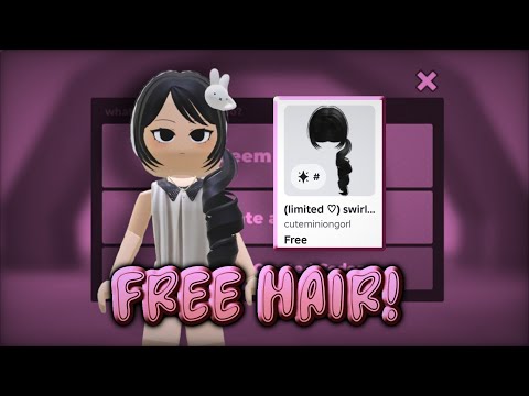 HURRY! Redeem this ROBLOX CODE to get the FREE Swirly Side Ponytail Hair for 0 ROBUX!