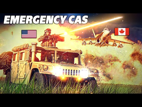 Show Of Force Emergency CAS | CF-188A Hornet | Digital Combat Simulator | DCS |