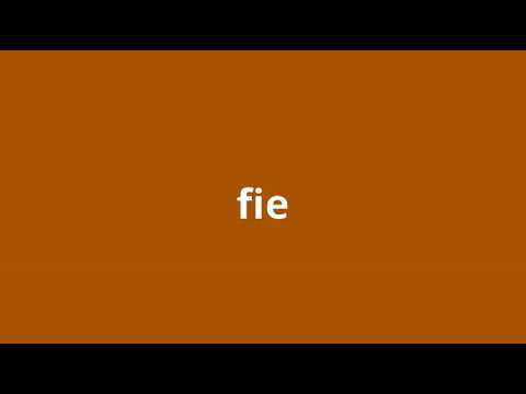 what is the meaning of fie