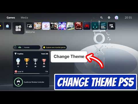 How to Change Theme on PS5 2024 | How to Change Theme on Play Station 5