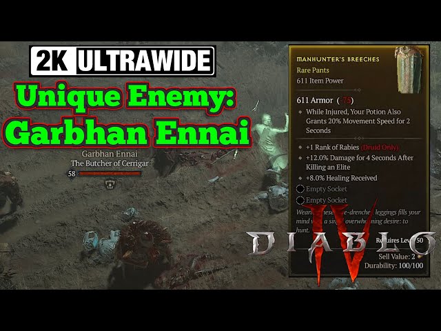 Where to find and defeat Garbhan Ennai in Diablo 4