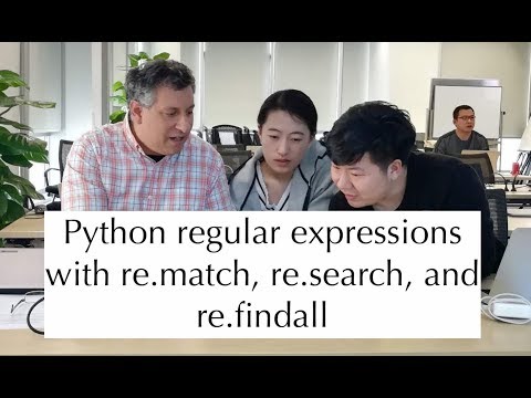 Python standard library: Basic regular expression methods — re.search, re.match, and re.findall