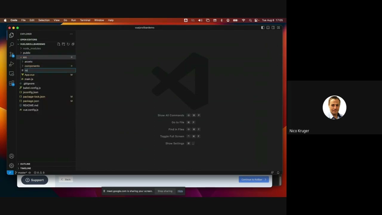 How to install Rollbar in a Vue JS app