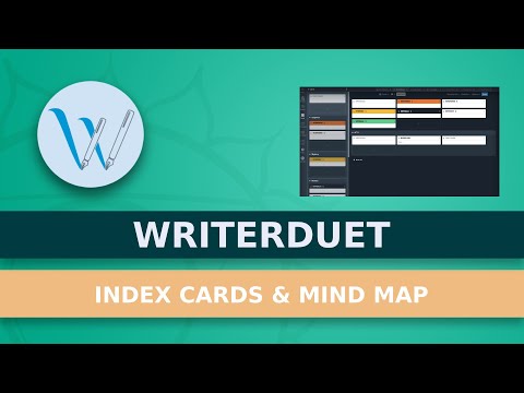 How To Use Index Cards And Mind Map In WriterDuet