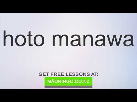 How to say " hoto manawa " in te reo Māori (proper pronunciation)