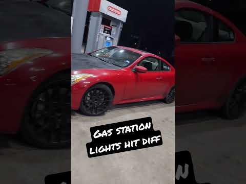 Gas stations light are some else #vqgang #g37 #nissan #350z #370z #infiniti #jdm
