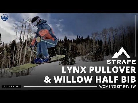 2024 Strafe Lynx Pullover Jacket and Willow Half Bib Women's Outerwear Kit Review with SkiEssentials