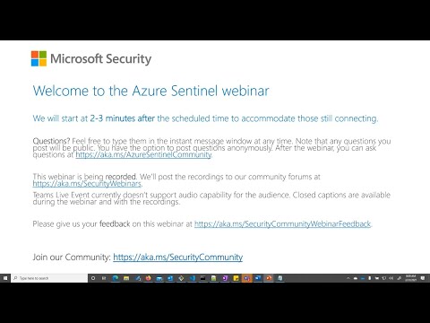 Azure Sentinel webinar: Using Azure Data Explorer as your long-term retention platform for logs