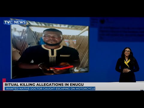 Trending Now: Wanted Native Doctor Caught Escaping Amid Ritual Killing Allegations In Enugu