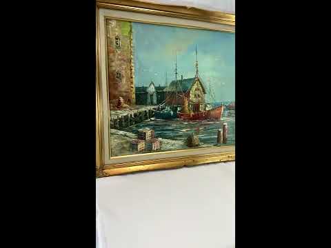 Brian Roche Framed Oil Painting For Sale On eBay