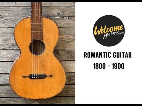 1800 - 1900 Romantic Parlor Late 19th Century Guitar | Reverb UK
