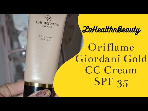 Oriflame Giordani Gold CC Cream SPF 35 - Benefits and Reviews - LaHealthnBeauty