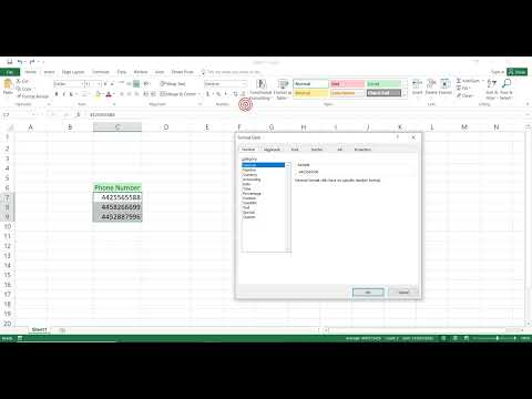 How to Format Phone Numbers in Excel