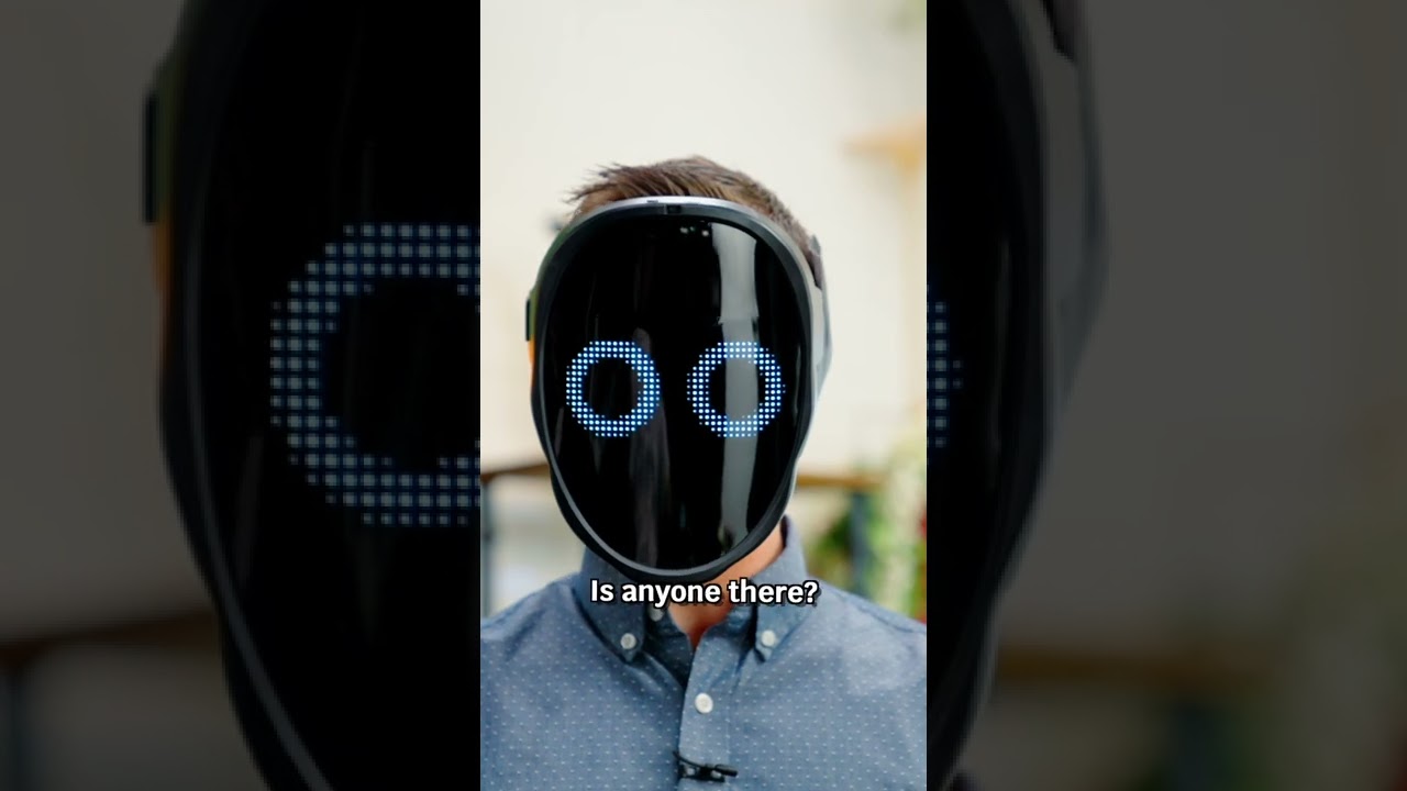 This LED mask is terrifying 🫥