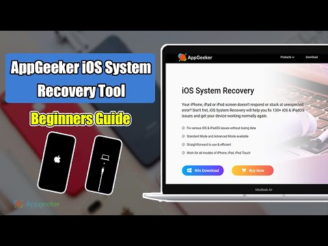 AppGeeker iOS System Recovery – The Best iOS System Repair Tool | Fix iOS Issues without Data Loss