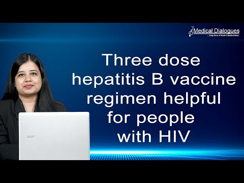Three dose hepatitis B vaccine regimen helpful for people with HIV