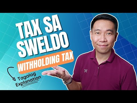 How to Compute Tax on Monthly Salary | Withholding Tax on Compensation (Tagalog Explanation)