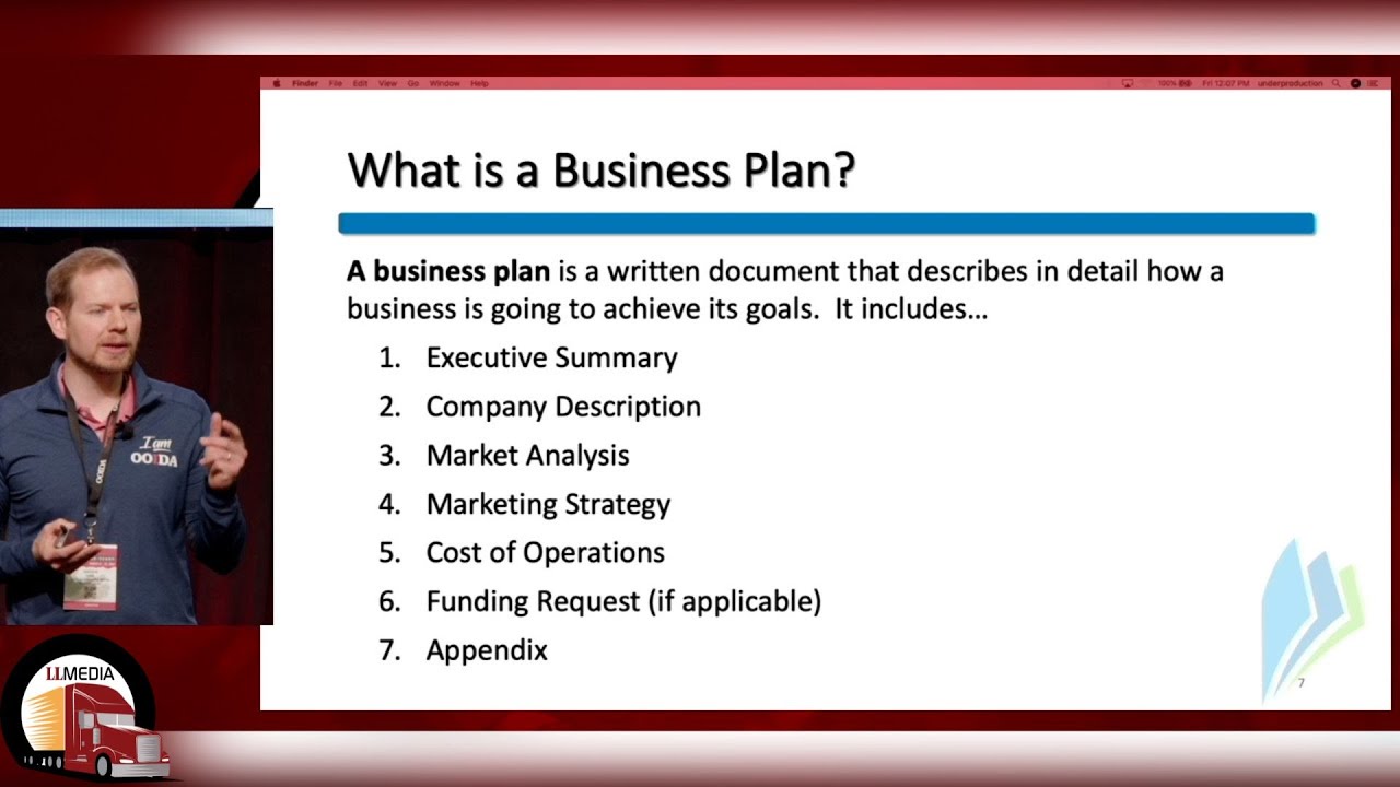 Creating a business plan for your trucking company