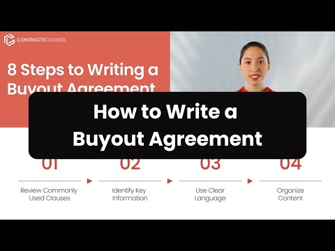 How to Write a Buyout Agreement [8 EASY steps]