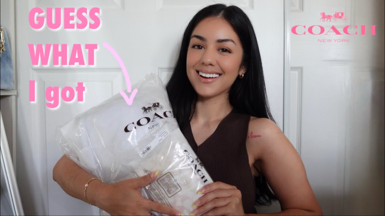 COACH UNBOXING FROM THE LATEST DROP 🤭