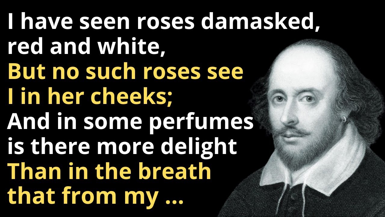Two Greatest Sonnets By William Shakespeare (Sonnet 130 And Sonnet 1)