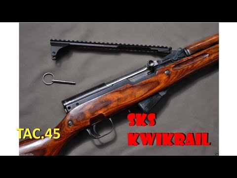 SKS Magwedge KWIKRAIL rail system install: Best SKS Accessory Ever!
