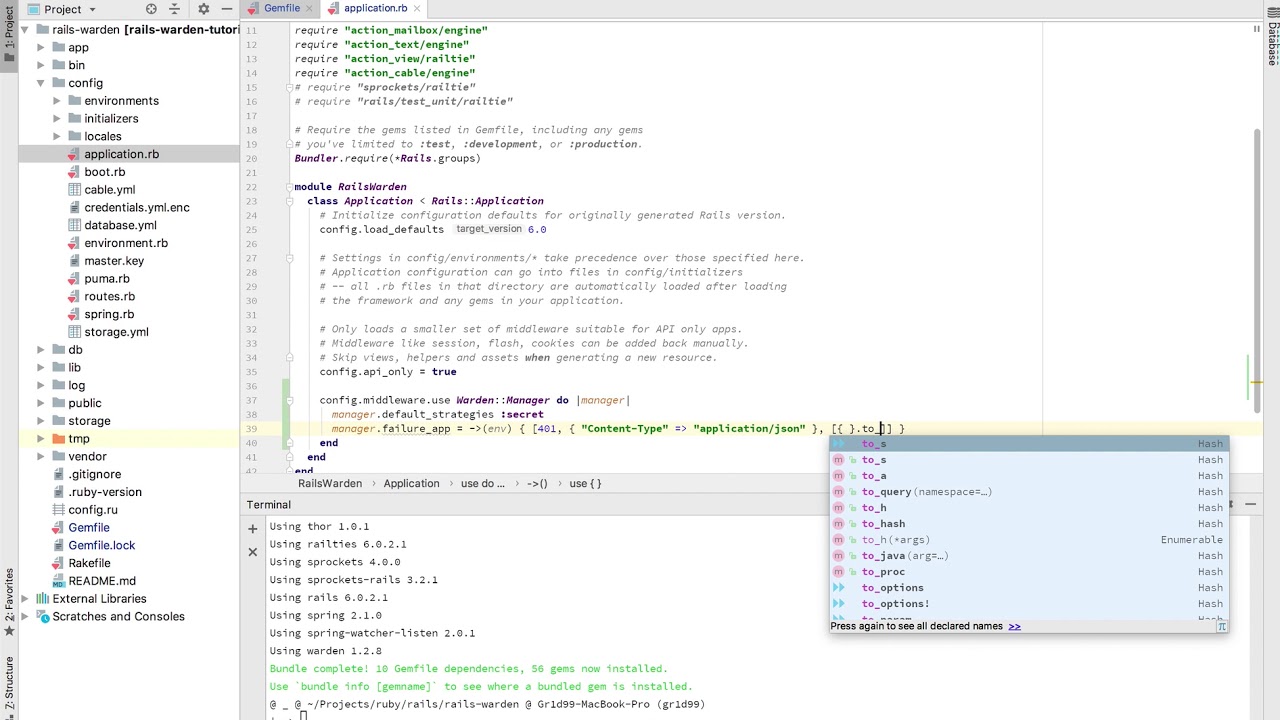 Ruby on Rails(Warden) - Authentication using warden 01