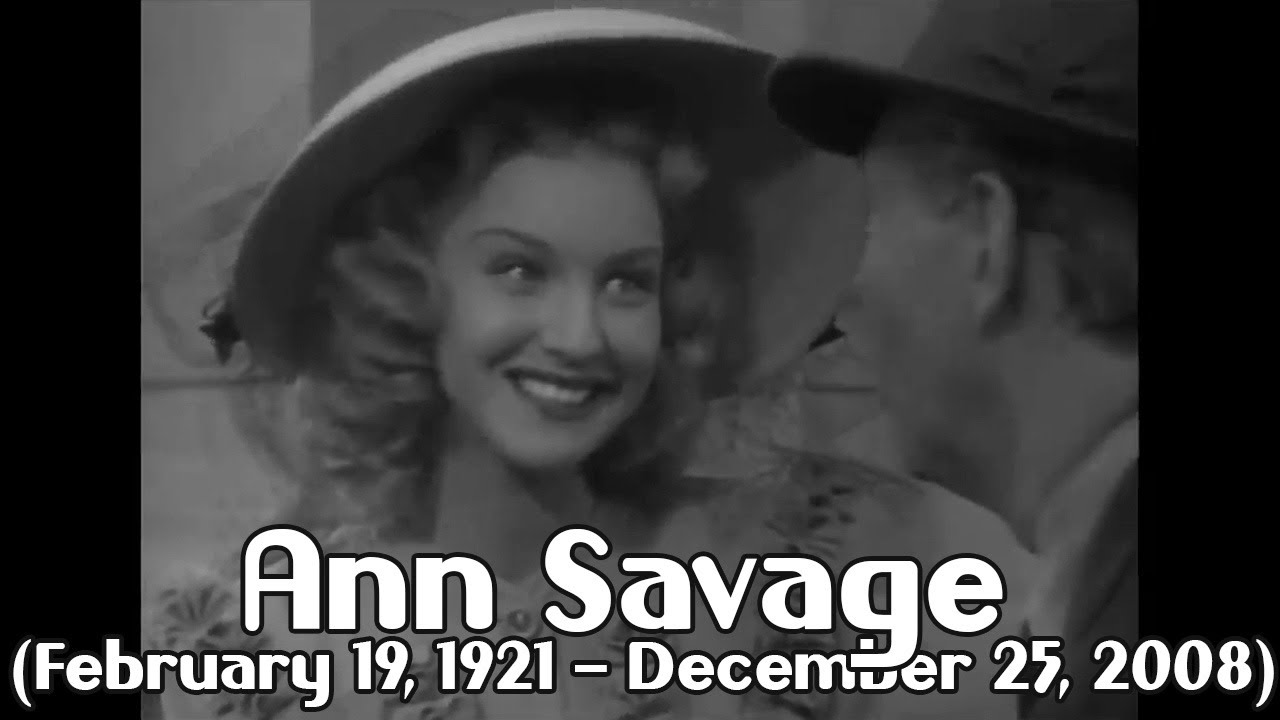 Ann Savage Tribute