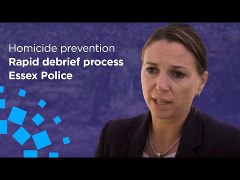 Rapid debrief process | Homicide prevention