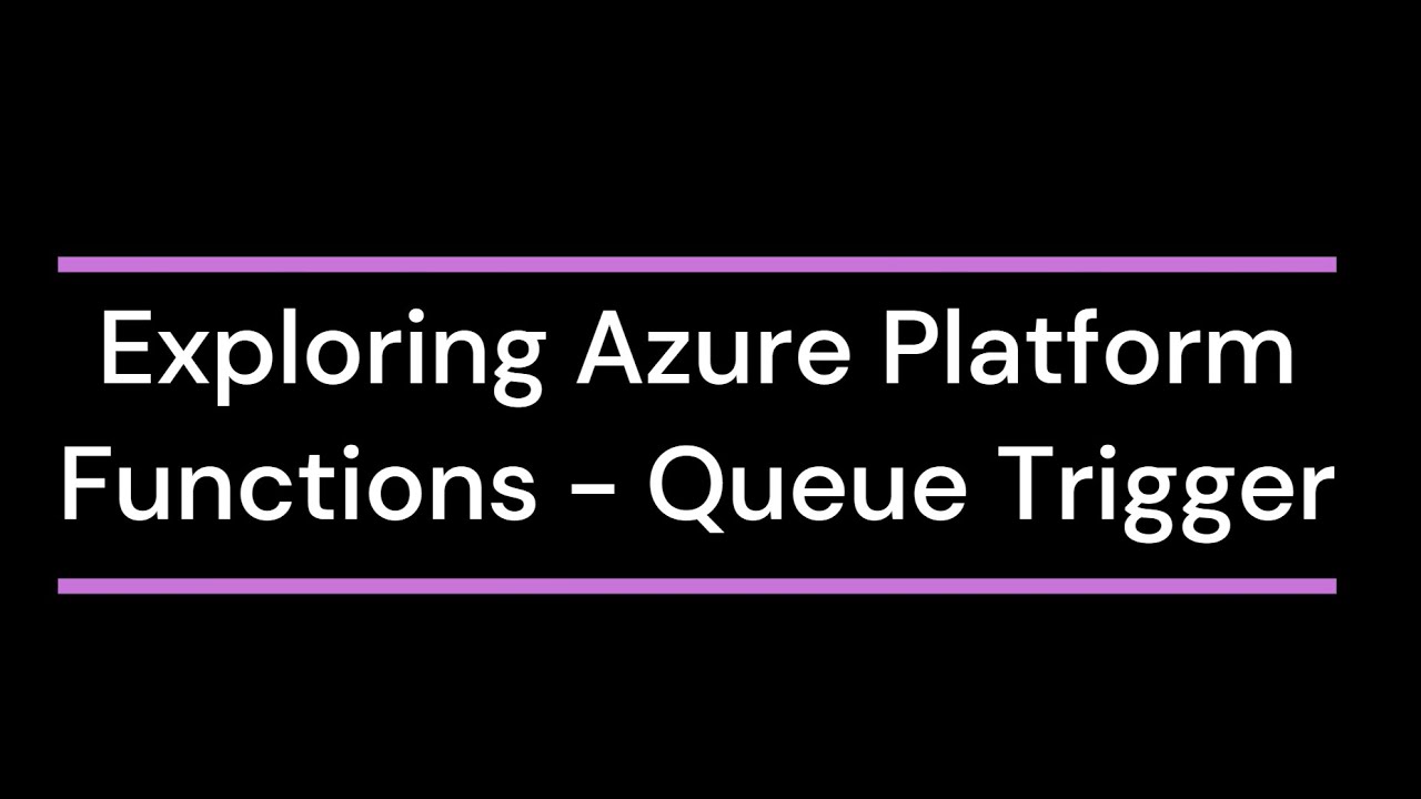 Azure Functions with Storage Queue Trigger | Event-Driven Architecture Demo
