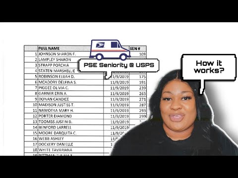 PSE seniority @ USPS (How does it work?)