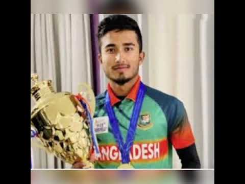 Afif Hossain Dhrubo π§π©Bangladeshi cricketer #shorts
