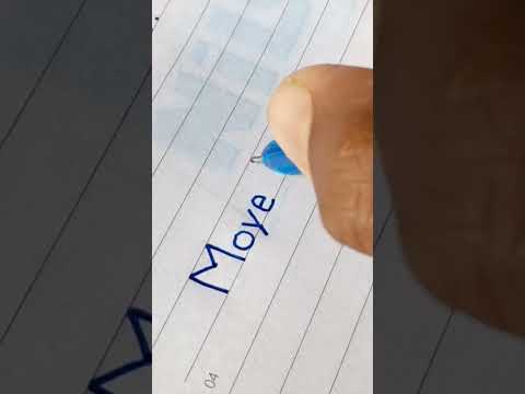 Moye Moye song|| #handwriting ||#english #englishsongs #tranding