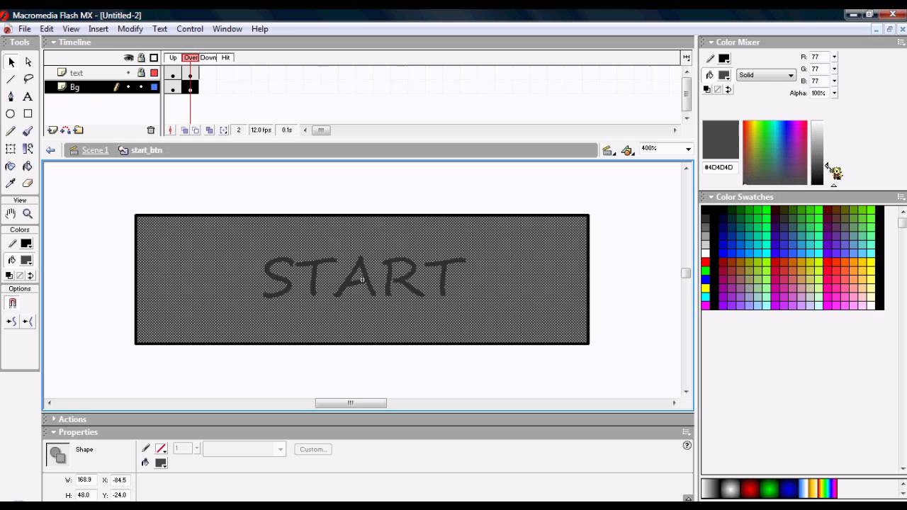 Flash Button Tutorial - Part 1: Making a button