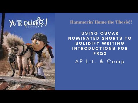 Yo Te Quiero - Hammerin' the Thesis Point (AP Lit.)
