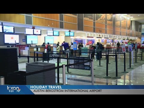 Holiday travelling has commenced at Austin-Bergstrom International Airport
