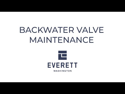 Backwater Valve Maintenance Video