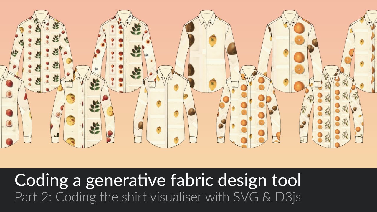 Creating data-driven fabric designs // Part 2: Generative shirt design with d3js