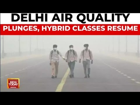 Severe Air Pollution In Delhi, Hybrid Mode Classes Resume | India Today