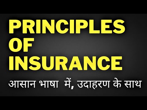Principles of Insurance Explained | Principles of Insurance in Hindi with Examples