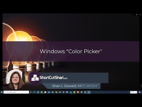 TIP!Tuesday - Discovering Windows "Color Picker"