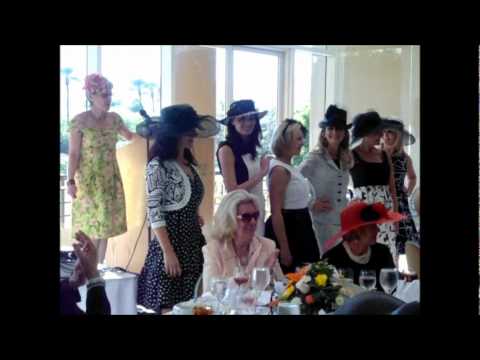 McCallum Theatre & Saks Fifth Avenue feature LOUISE GREEN hats in fashion show