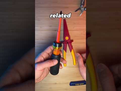 1000v insulated #knipex pliers and Klein Tools #scredriver for #electric work #kleintools
