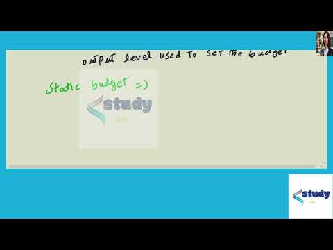 [Accounting] What is the key difference between a static budget and a flexible budget?