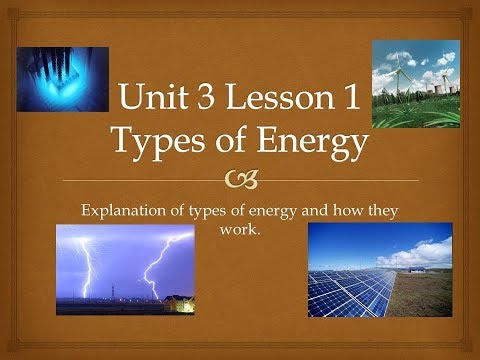 Science 10 | Types of Energy